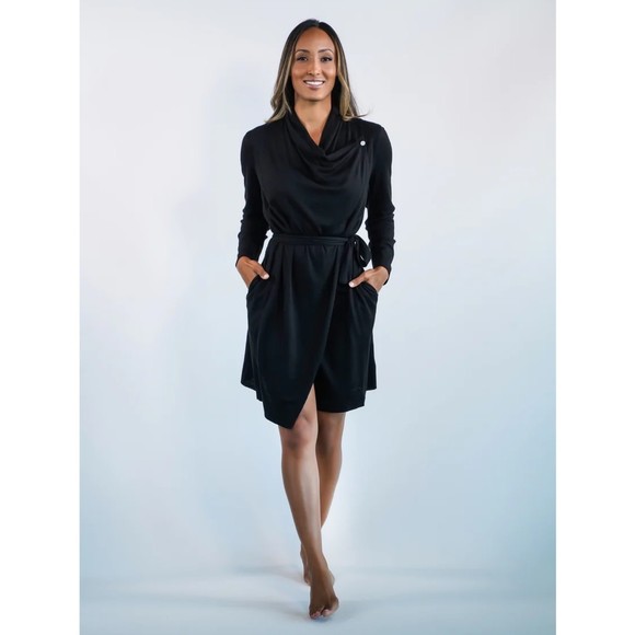 Workrobe | Intimates & Sleepwear | Workrobe Cowl Neck Waffle Knit Robe ...